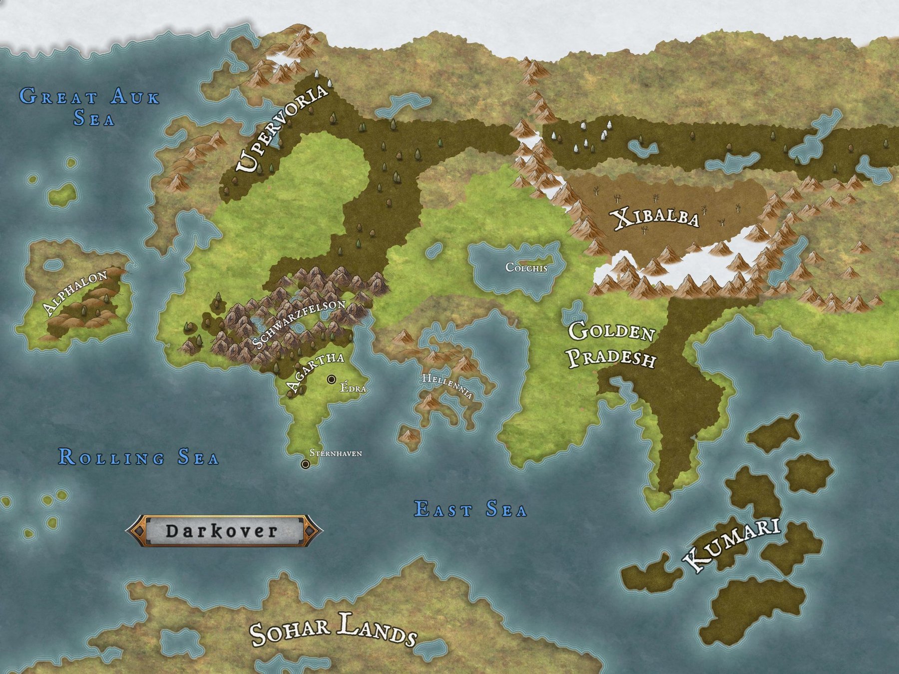 Darkover | Inkarnate - Create Fantasy Maps Online