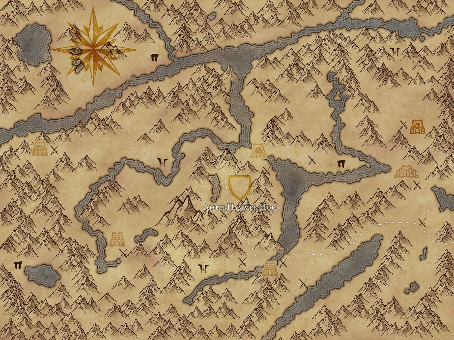 Amber-Hammer Holdings | Inkarnate - Create Fantasy Maps Online