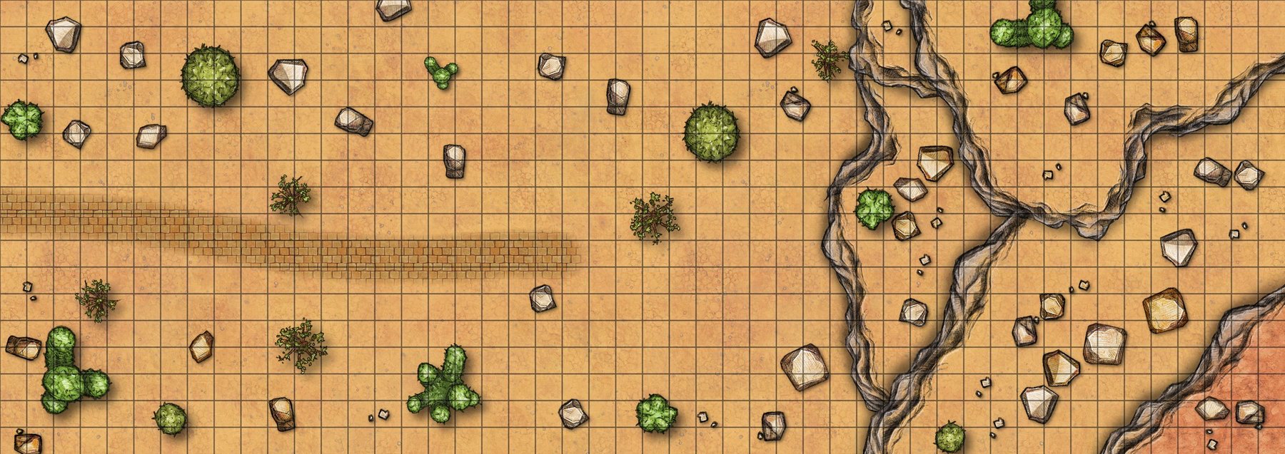 Desert Deadend 2 | Inkarnate - Create Fantasy Maps Online
