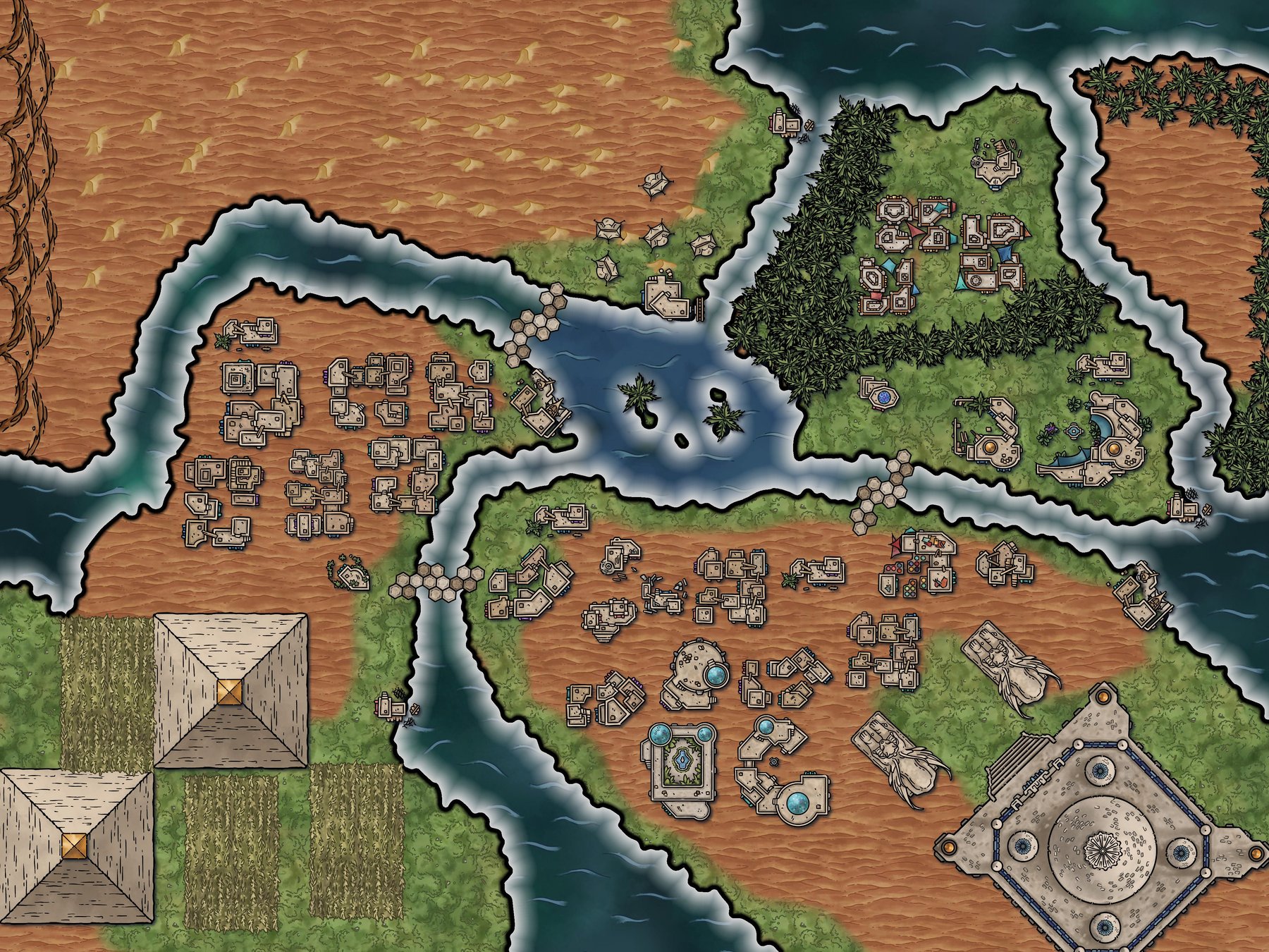 Egypt Map | Inkarnate - Create Fantasy Maps Online