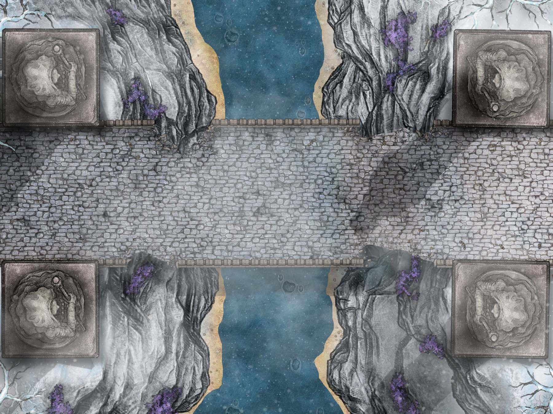 Tsolenka Pass bridge | Inkarnate - Create Fantasy Maps Online