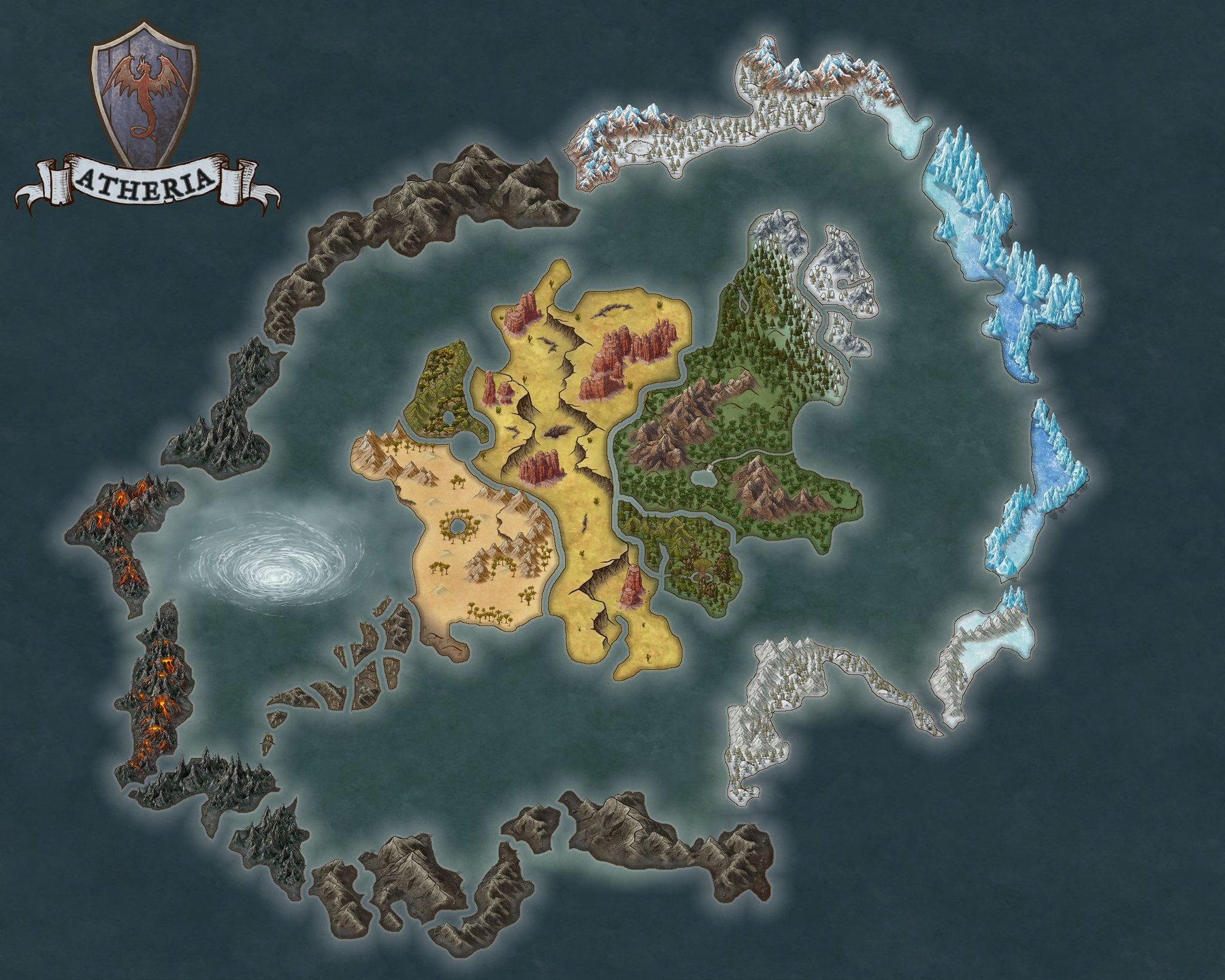 Atheria | Inkarnate - Create Fantasy Maps Online