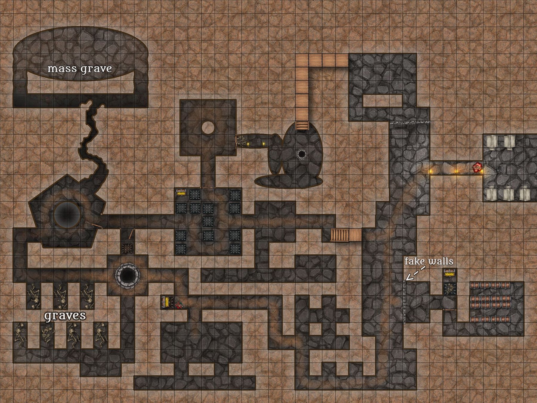 forgotten crypt | Inkarnate - Create Fantasy Maps Online