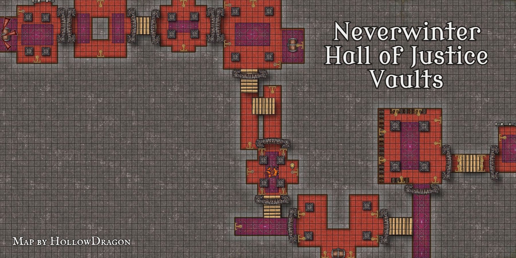 Hall of Justice Vaults | Inkarnate - Create Fantasy Maps Online