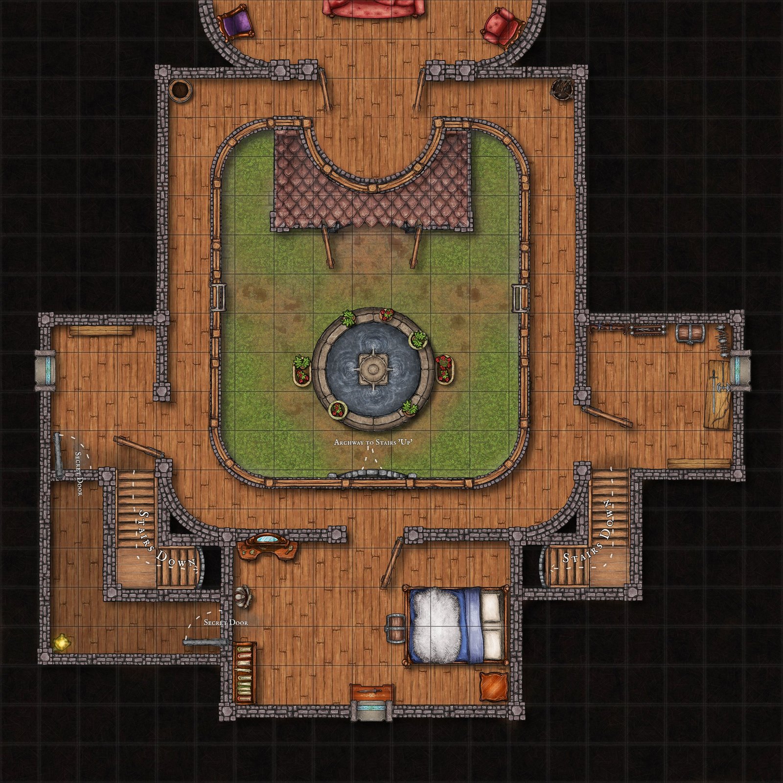 Courtyard | Inkarnate - Create Fantasy Maps Online