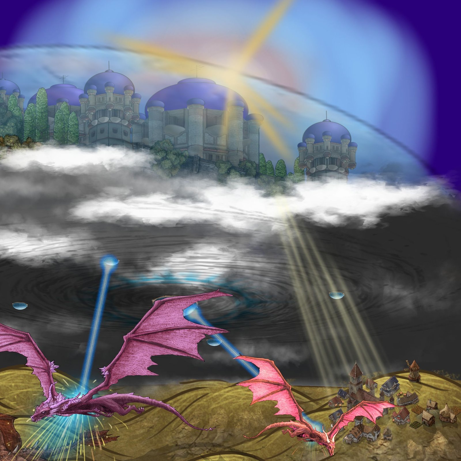 Citadel of the Storm Lords (Flying Fortress) | Inkarnate - Create ...