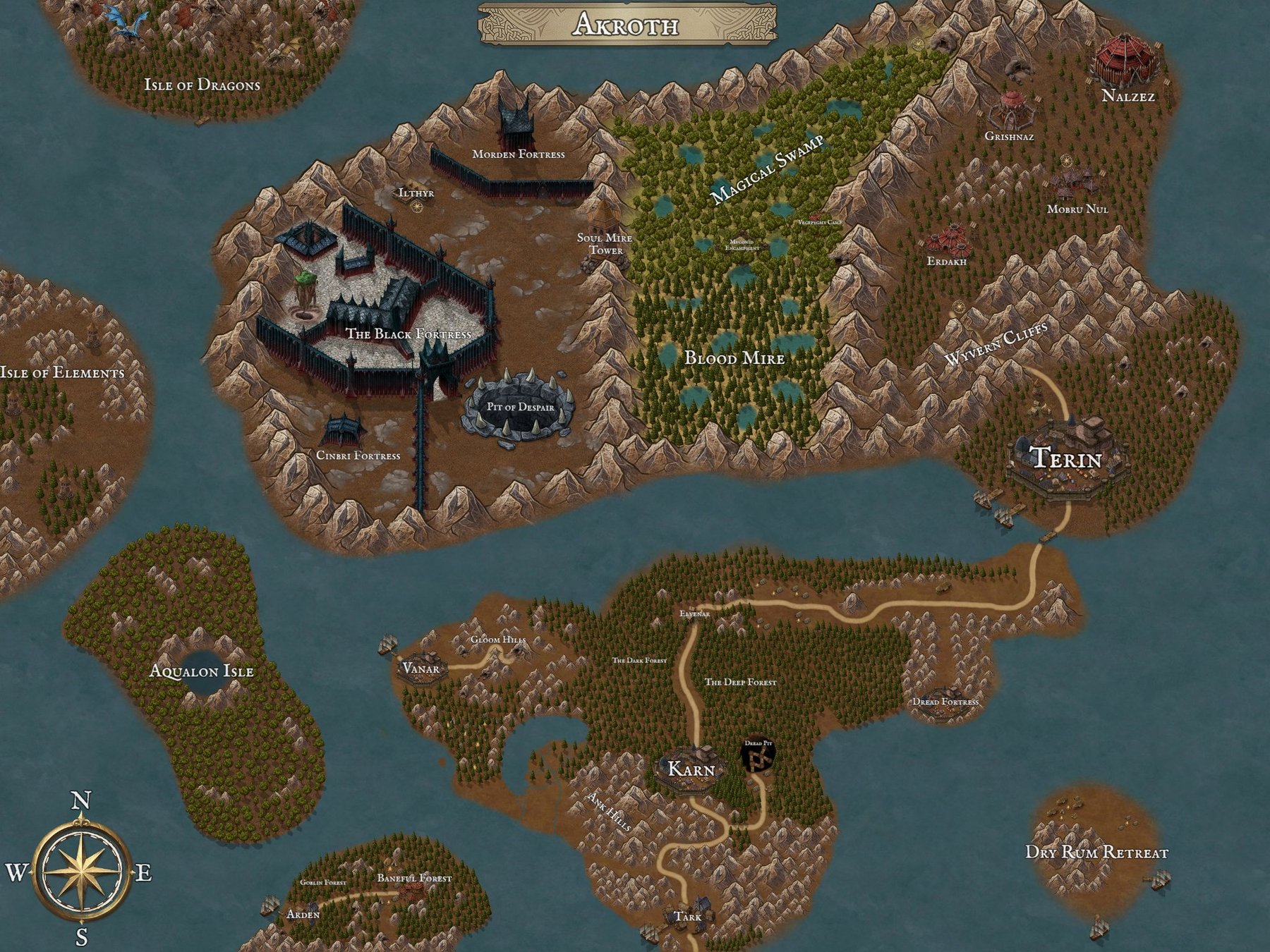 Akroth | Inkarnate - Create Fantasy Maps Online