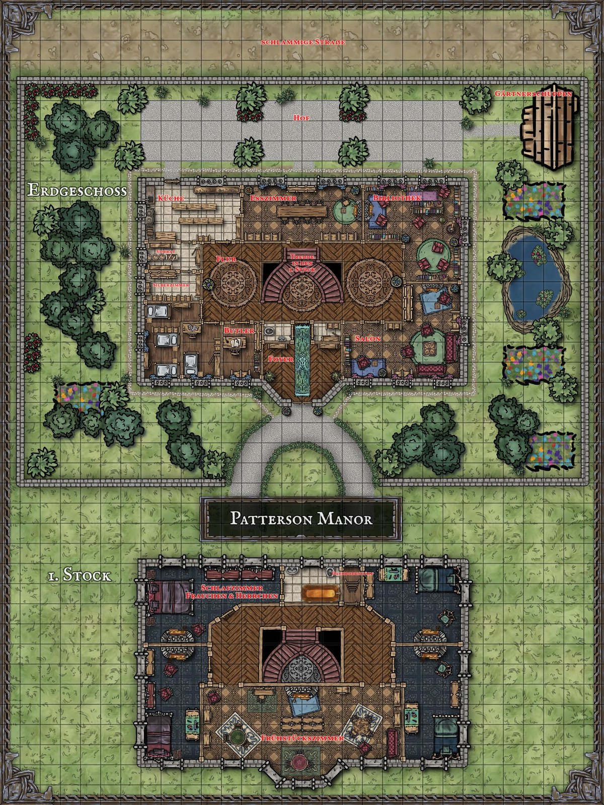 Patterson Manor | Inkarnate - Create Fantasy Maps Online
