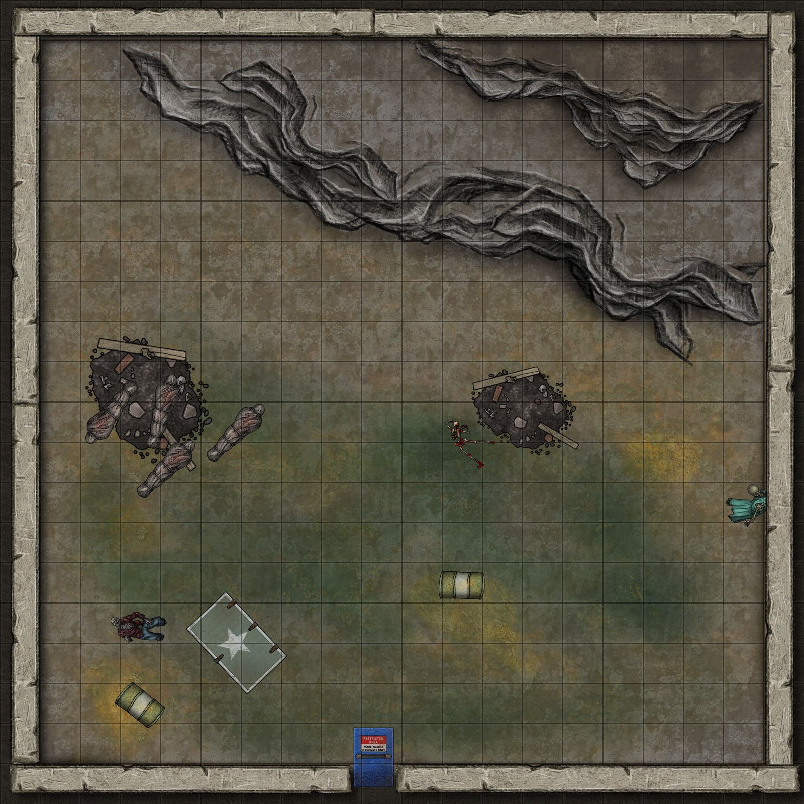 fallout sewers part 1 | Inkarnate - Create Fantasy Maps Online