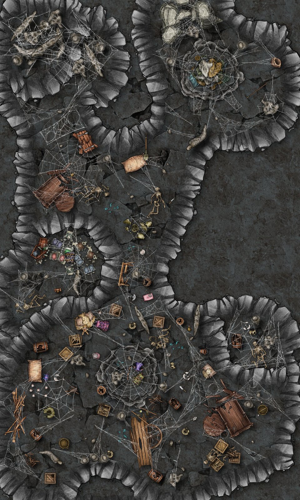 Spider Cavern2 | Inkarnate - Create Fantasy Maps Online