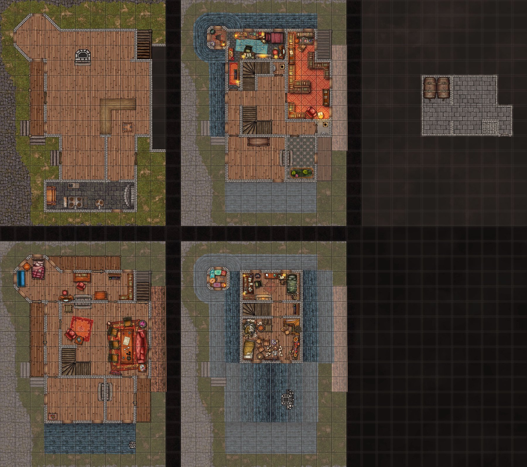 Waterdeep: Trollskull Manor Rebuilt | Inkarnate - Create Fantasy Maps ...