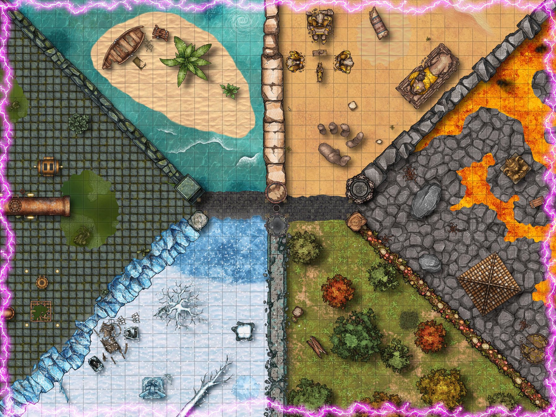 Battle Royale: Warriors of the Sword Coast | Inkarnate - Create Fantasy ...