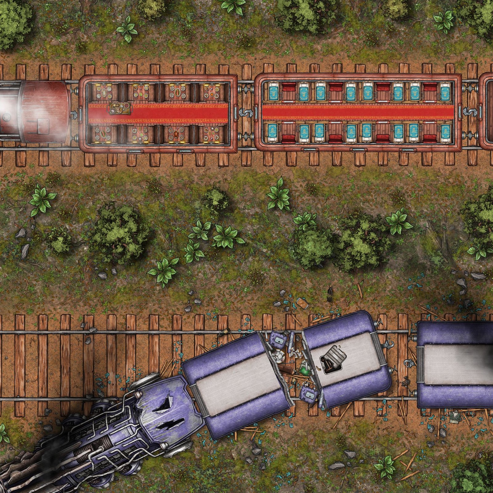 Train Wreck | Inkarnate - Create Fantasy Maps Online