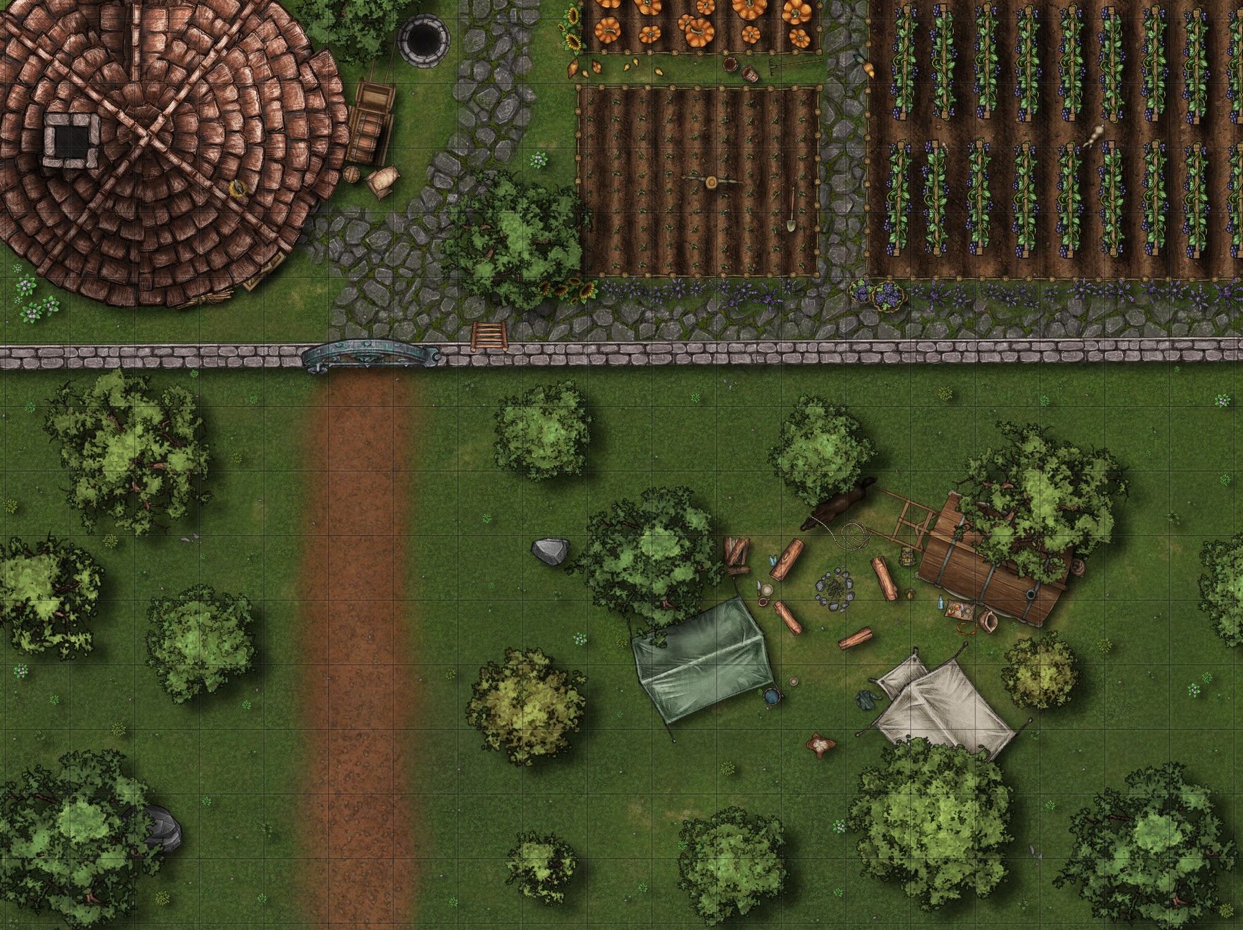 Monastery / Siege / Camp | Inkarnate - Create Fantasy Maps Online