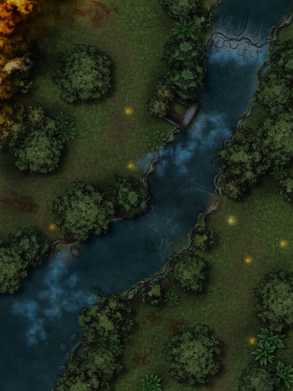 Greenest River with Sewer (Raid) | Inkarnate - Create Fantasy Maps Online