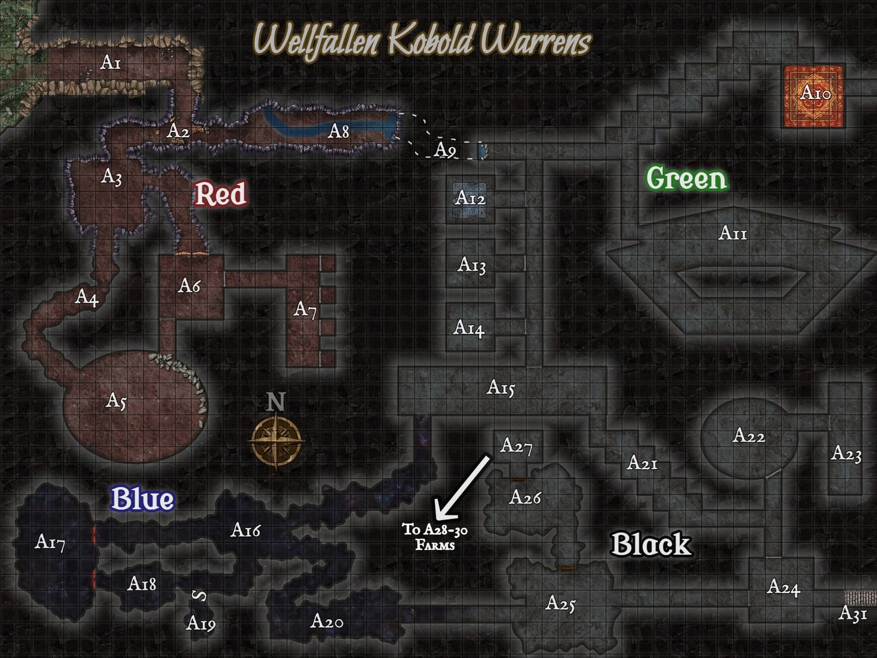 Kobold Warrens Part 1 | Inkarnate - Create Fantasy Maps Online
