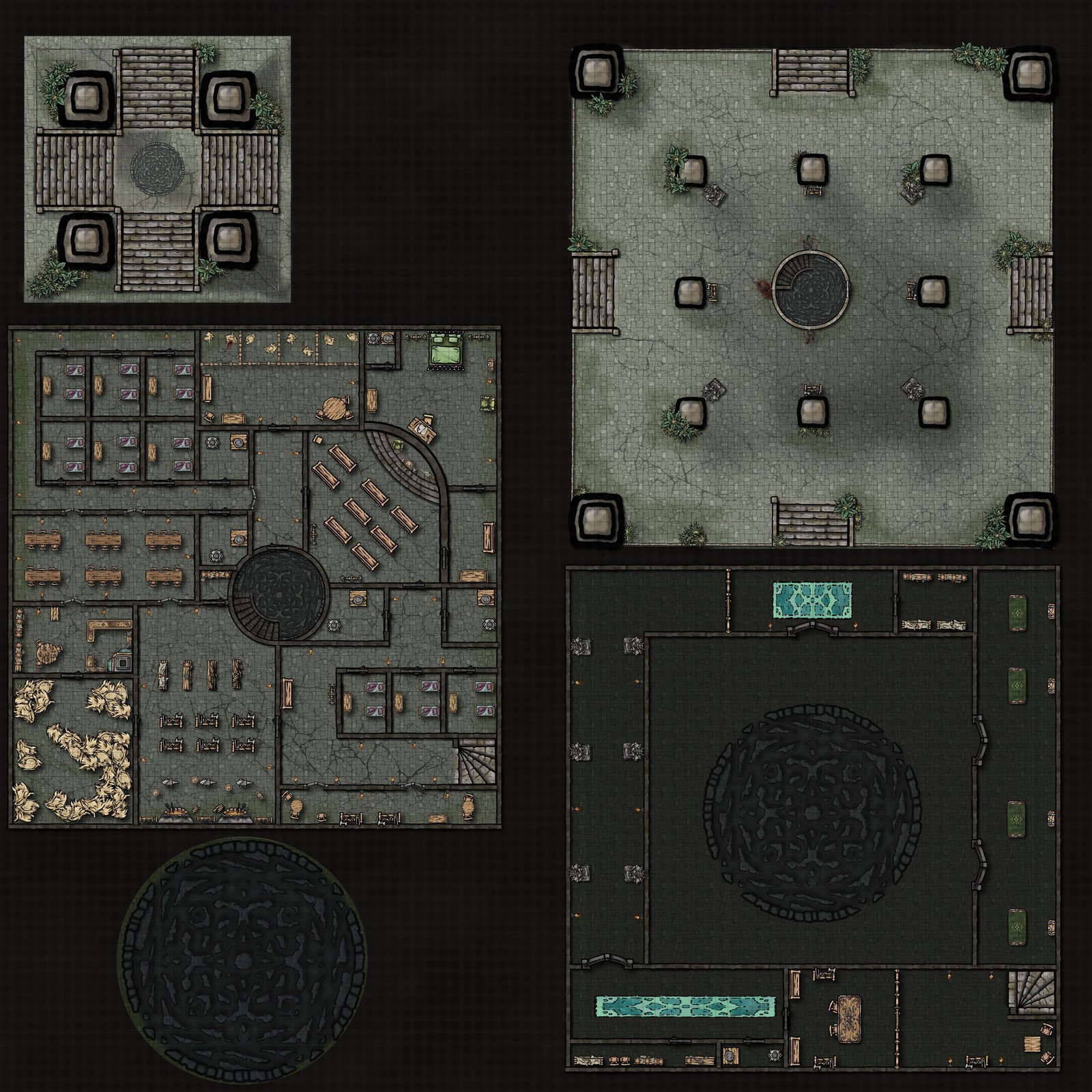 Yuan-ti Temple | Inkarnate - Create Fantasy Maps Online