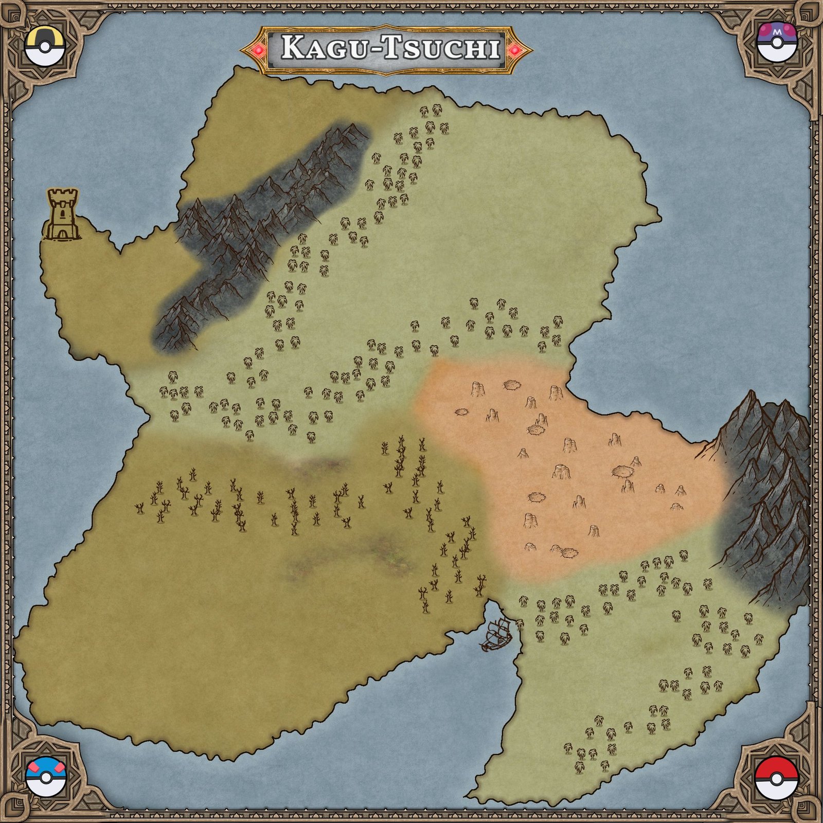 kagu tsushi simplified | Inkarnate - Create Fantasy Maps Online
