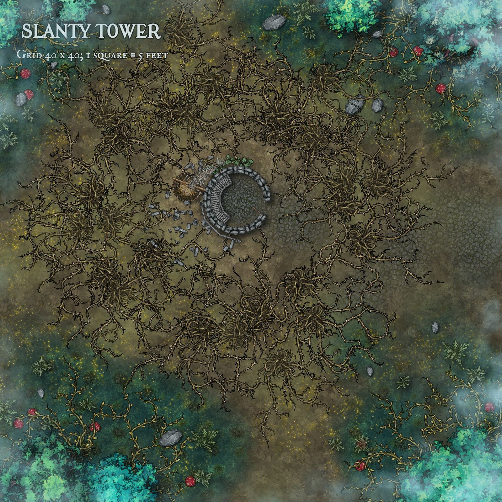 Slanty Tower | Inkarnate - Create Fantasy Maps Online