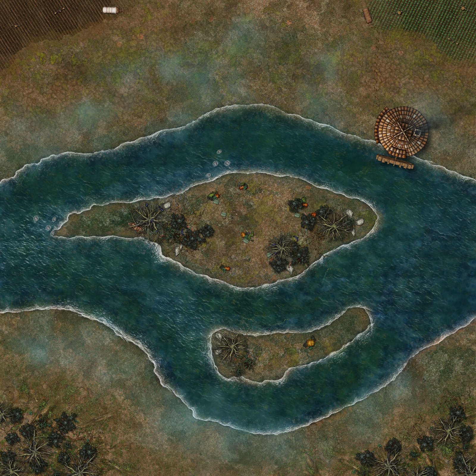 Ivlis River islands (Curse of Strahd) | Inkarnate - Create Fantasy Maps ...