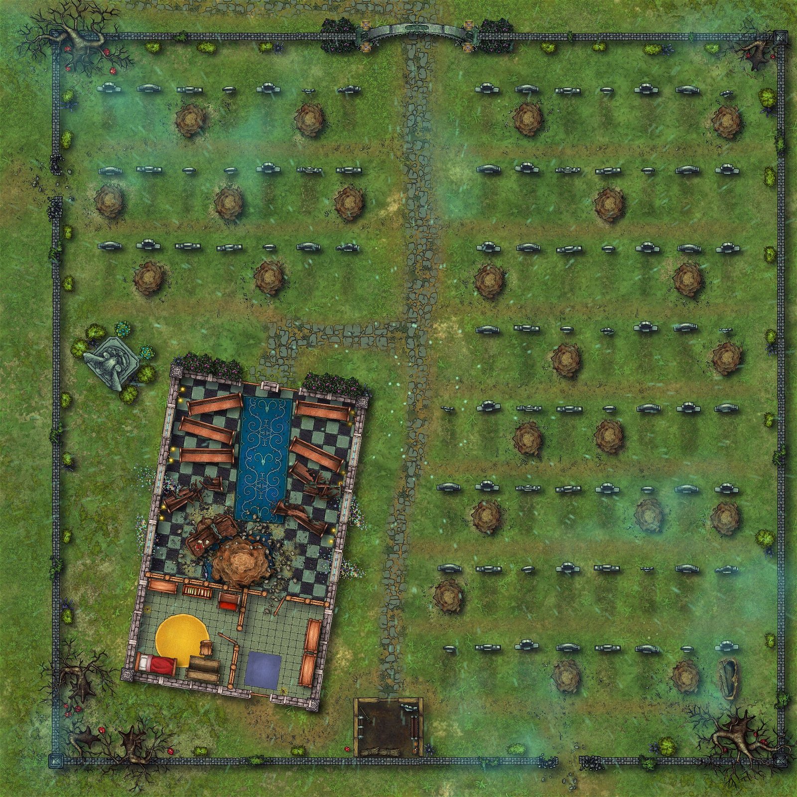 Dunwich Cemetery - assault | Inkarnate - Create Fantasy Maps Online