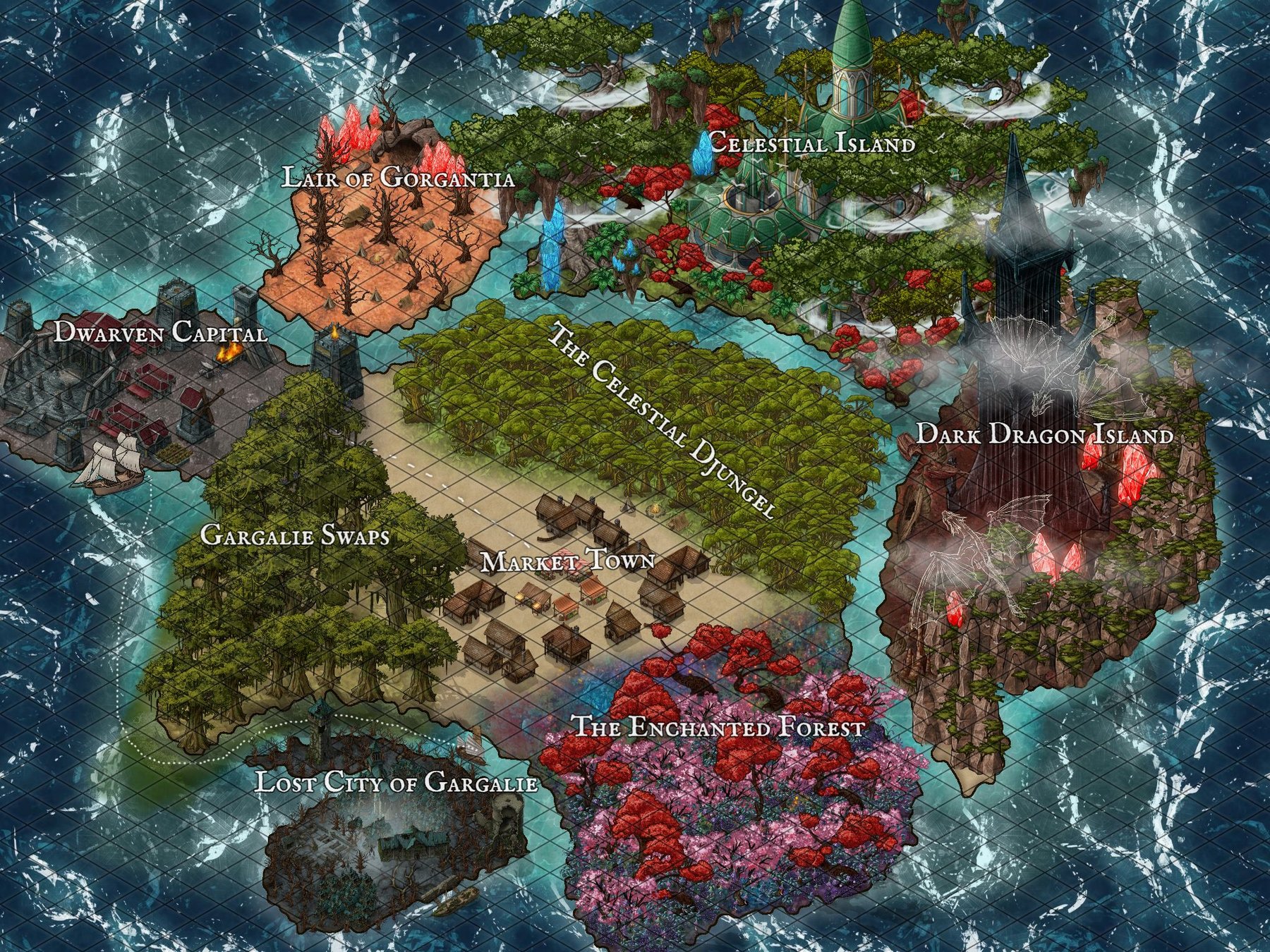Training map 2 | Inkarnate - Create Fantasy Maps Online