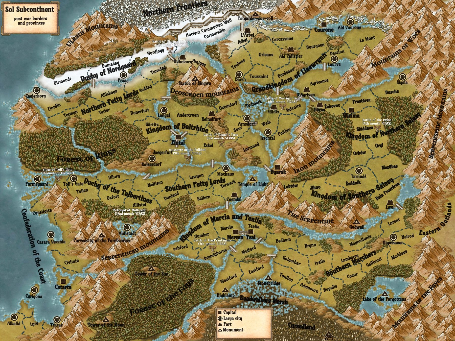 Chronicle of Ember Map | Inkarnate - Create Fantasy Maps Online