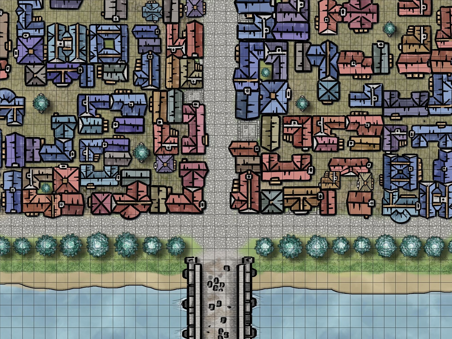 town pathway | Inkarnate - Create Fantasy Maps Online