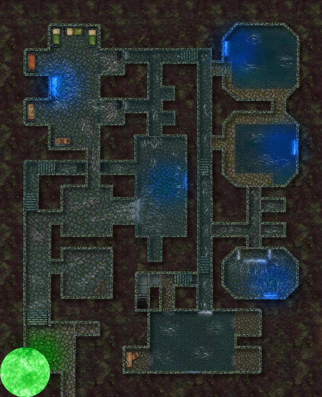 The Emerald Spire - Floor 5: The Drowned Level (v2) | Inkarnate ...