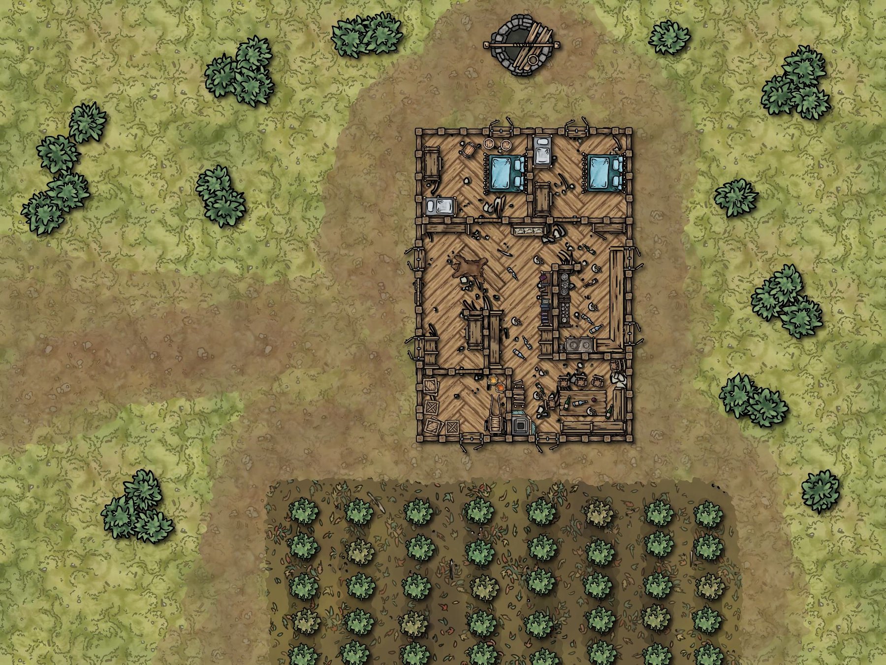 R01-S06 Levin Farm Dirty | Inkarnate - Create Fantasy Maps Online