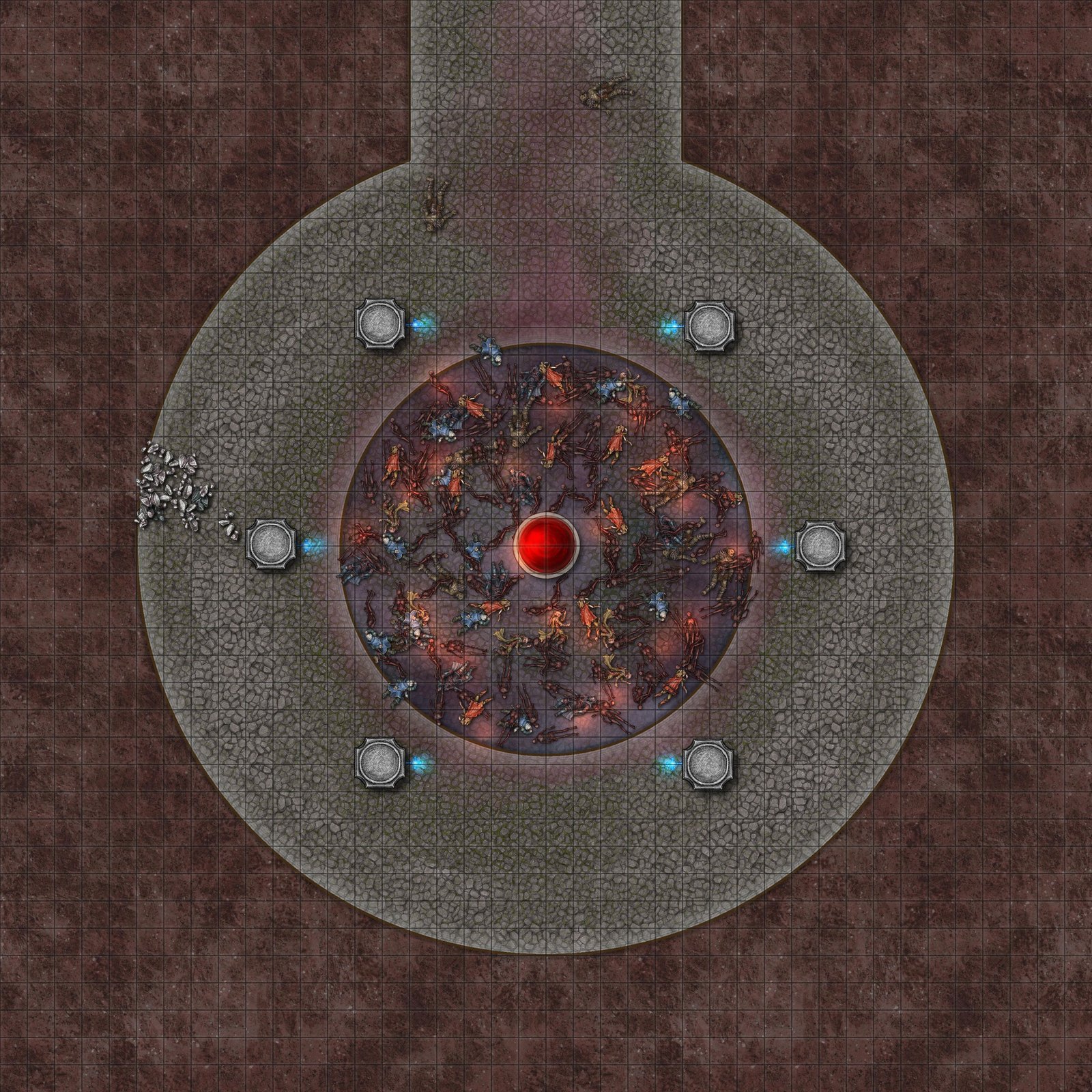 Shadows Throne - Ritual Hall | Inkarnate - Create Fantasy Maps Online