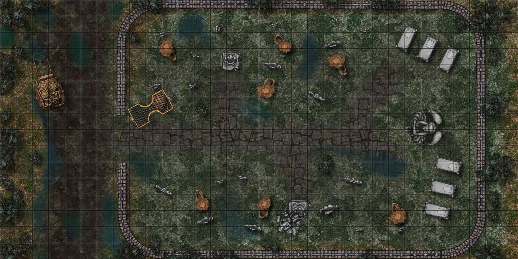 Graveyard Encounter | Inkarnate - Create Fantasy Maps Online