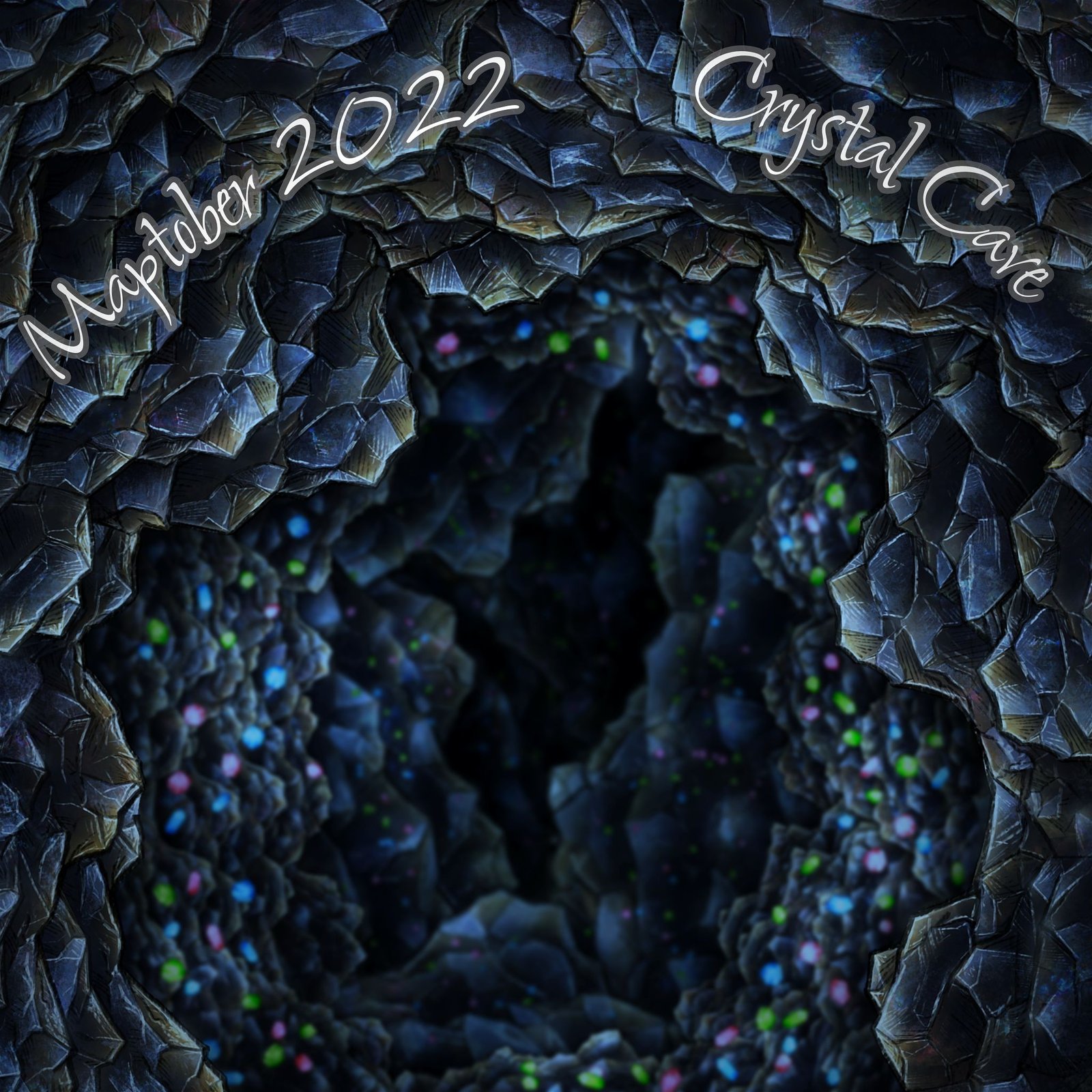 Maptober 2022 - Day 20 - Crystal Cave | Inkarnate - Create Fantasy Maps ...