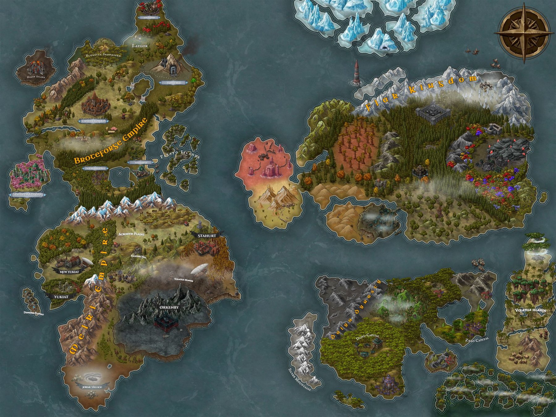 My Girlfriend is an S-Class Adventurer MAP | Inkarnate - Create Fantasy ...
