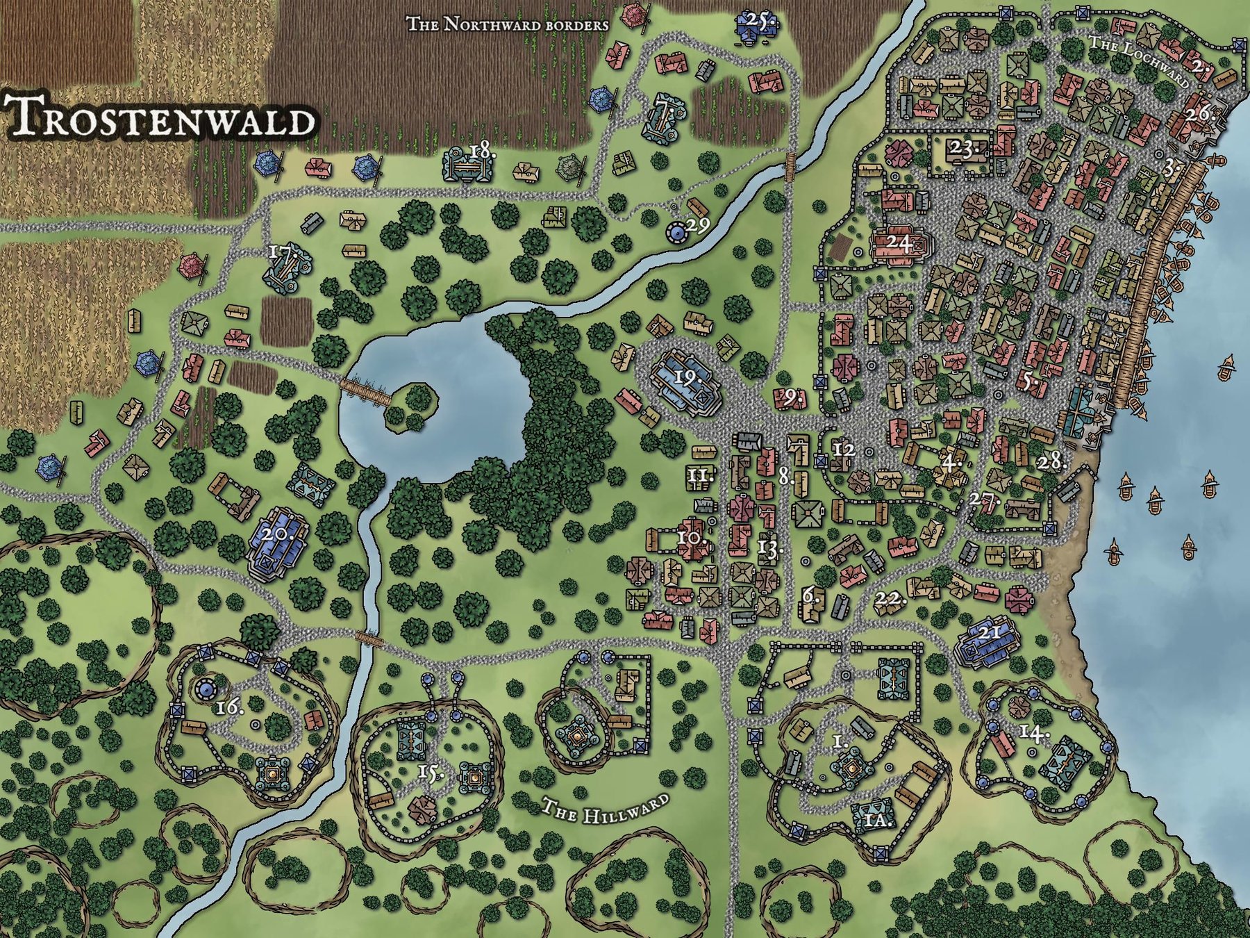 Trostenwald | Inkarnate - Create Fantasy Maps Online