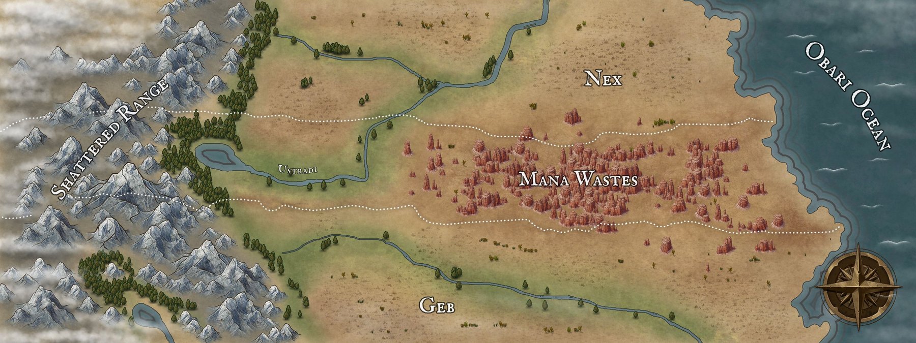 Mana Wastes | Inkarnate - Create Fantasy Maps Online