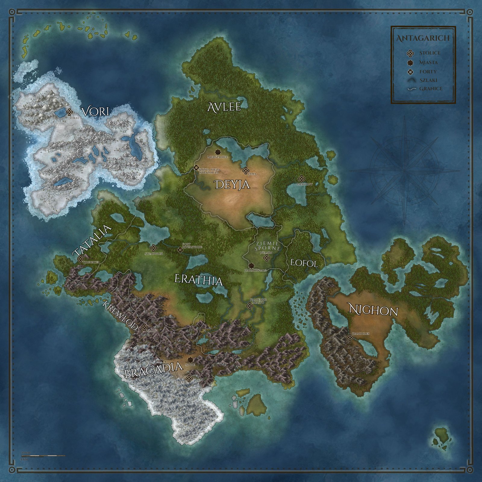 Erathia - v1 | Inkarnate - Create Fantasy Maps Online