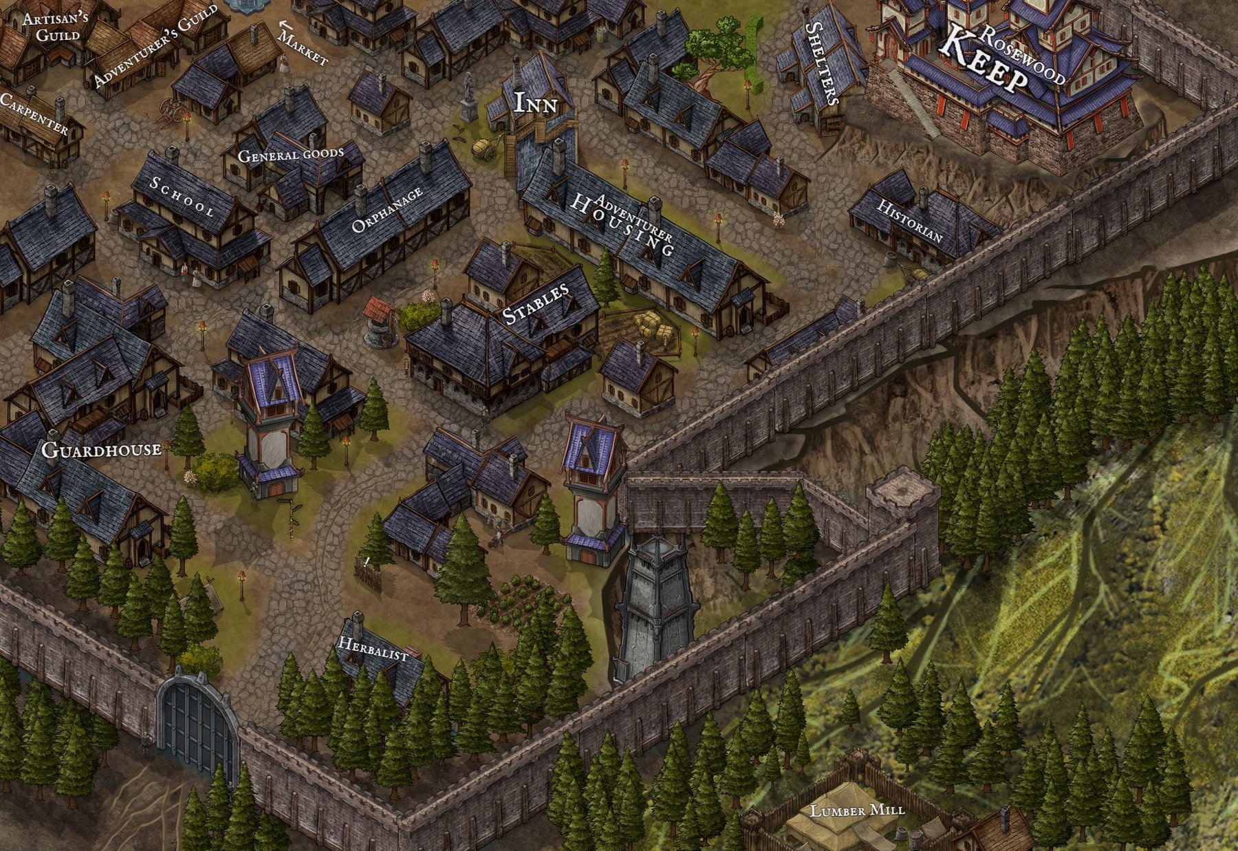 Human City | Inkarnate - Create Fantasy Maps Online Human City | Inkarnate - Create Fantasy Maps Online