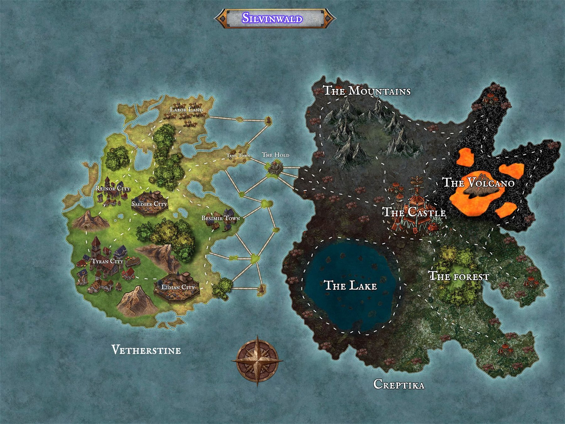 Silvinwald | Inkarnate - Create Fantasy Maps Online