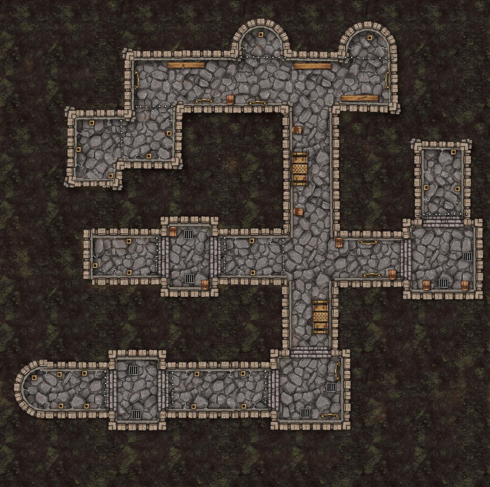 CASTLE DEEP DUNGEON LEVEL | Inkarnate - Create Fantasy Maps Online