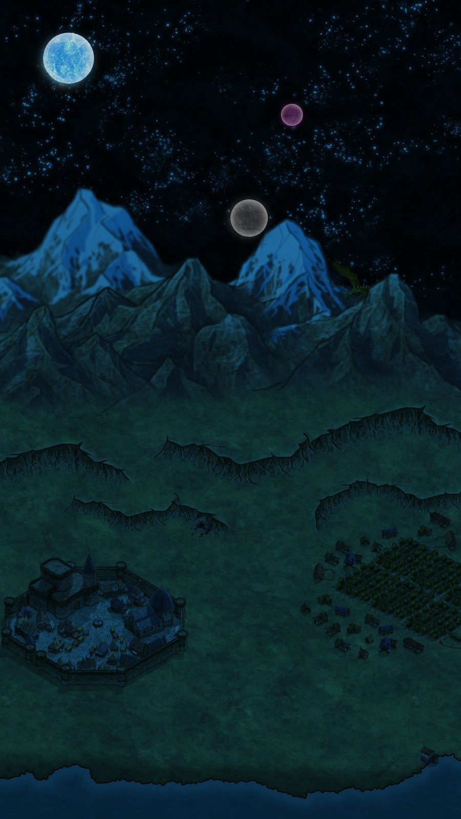 The Moons of Mihir | Inkarnate - Create Fantasy Maps Online