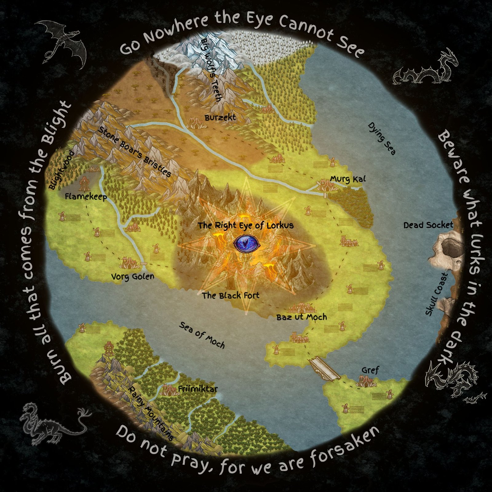Urv: The Doom of the Orcs | Inkarnate - Create Fantasy Maps Online