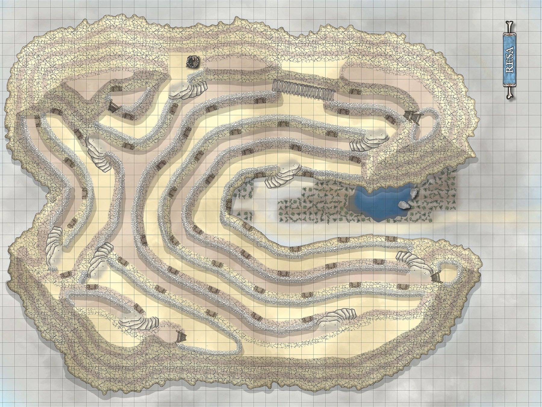 Canyon village | Inkarnate - Create Fantasy Maps Online