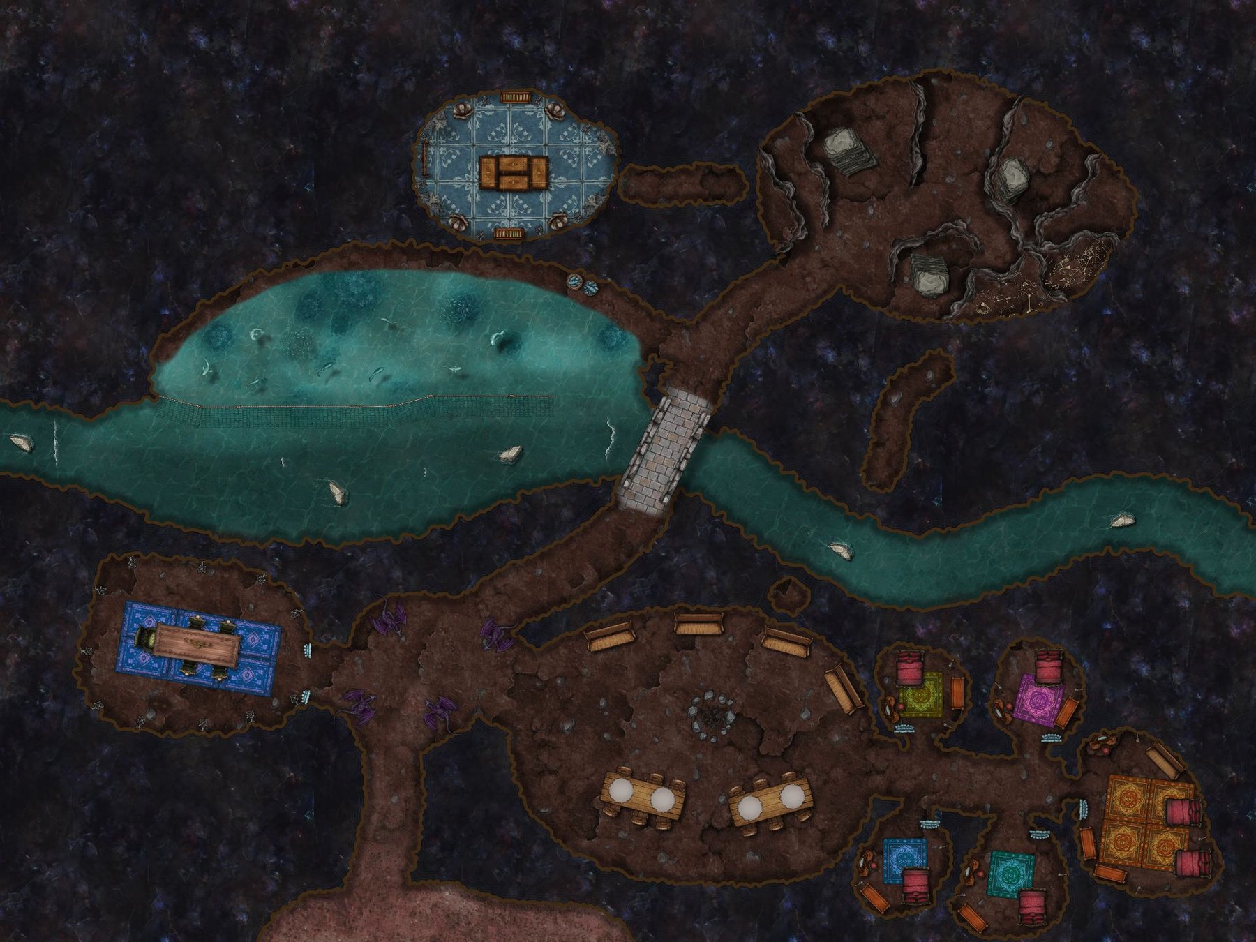 Deep dragon lair | Inkarnate - Create Fantasy Maps Online