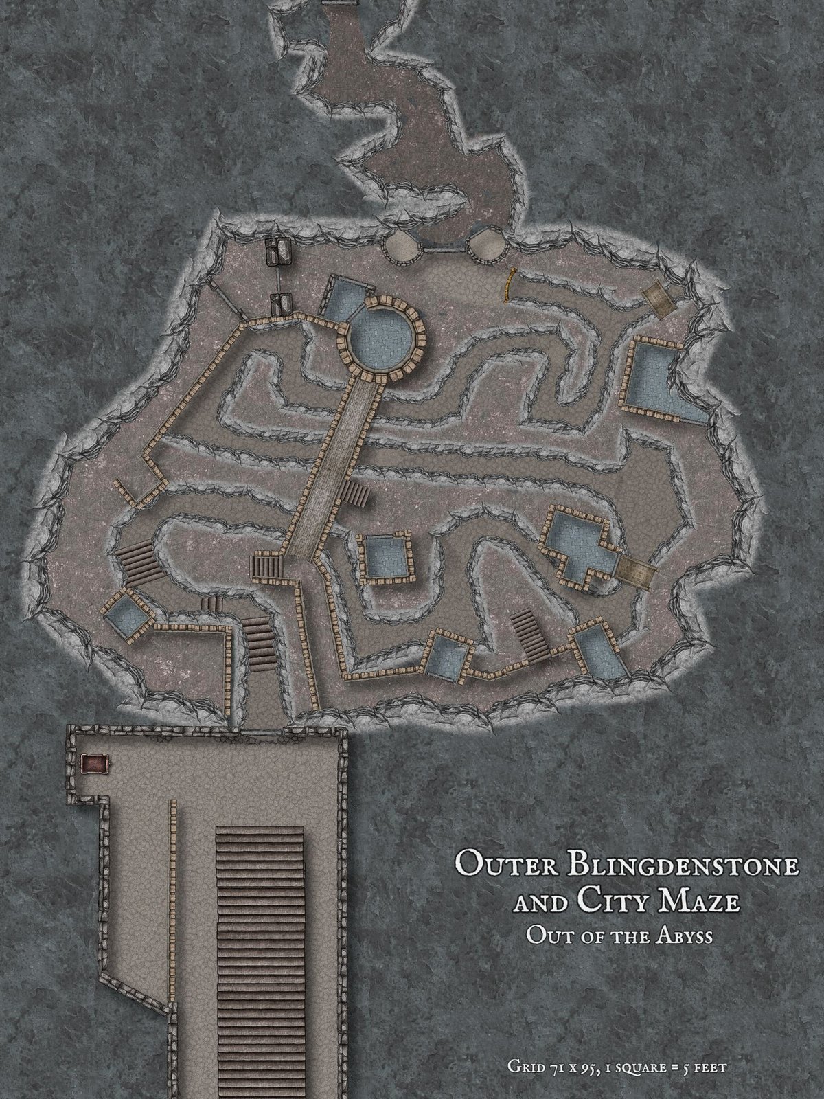 Blingdenstone Main Gate | Inkarnate - Create Fantasy Maps Online