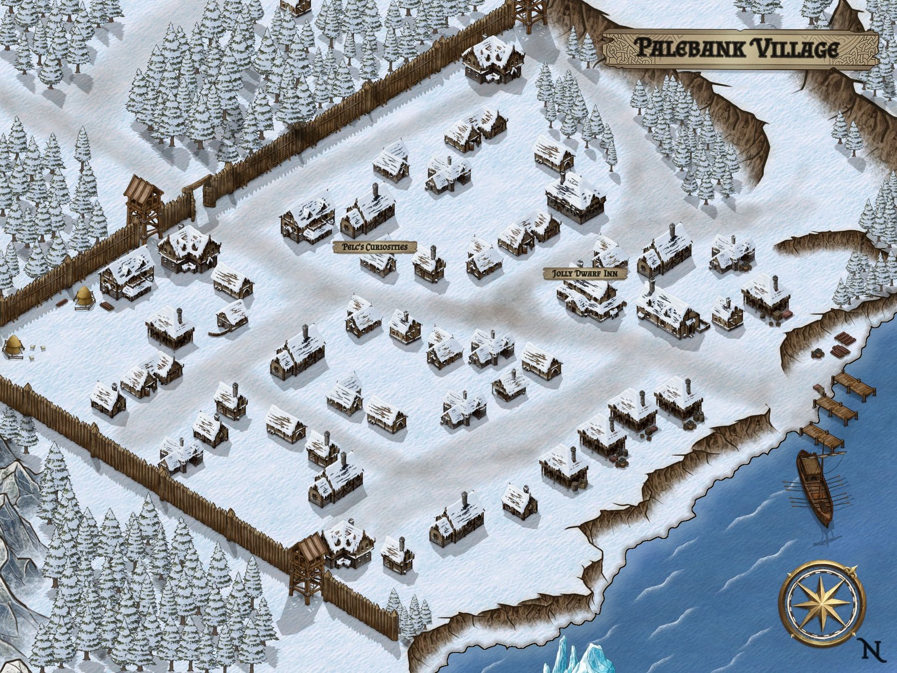 Palebank Village | Inkarnate - Create Fantasy Maps Online
