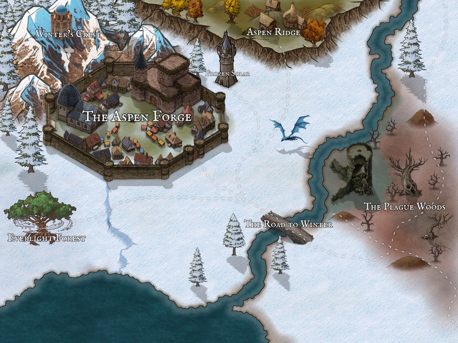 The Aspen Forge | Inkarnate - Create Fantasy Maps Online