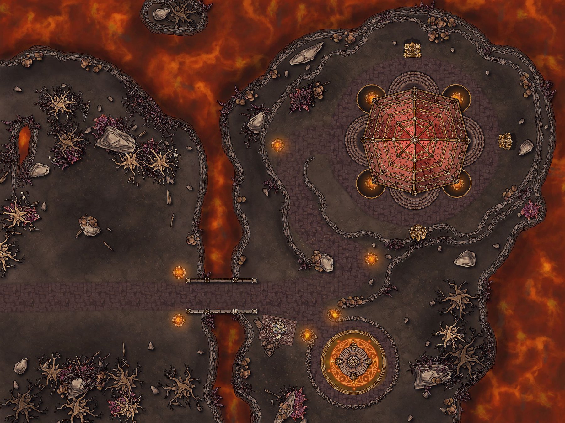 The Efreet's Pagoda | Inkarnate - Create Fantasy Maps Online