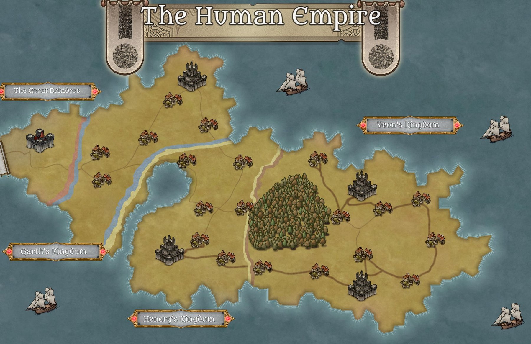 The Human Empire | Inkarnate - Create Fantasy Maps Online