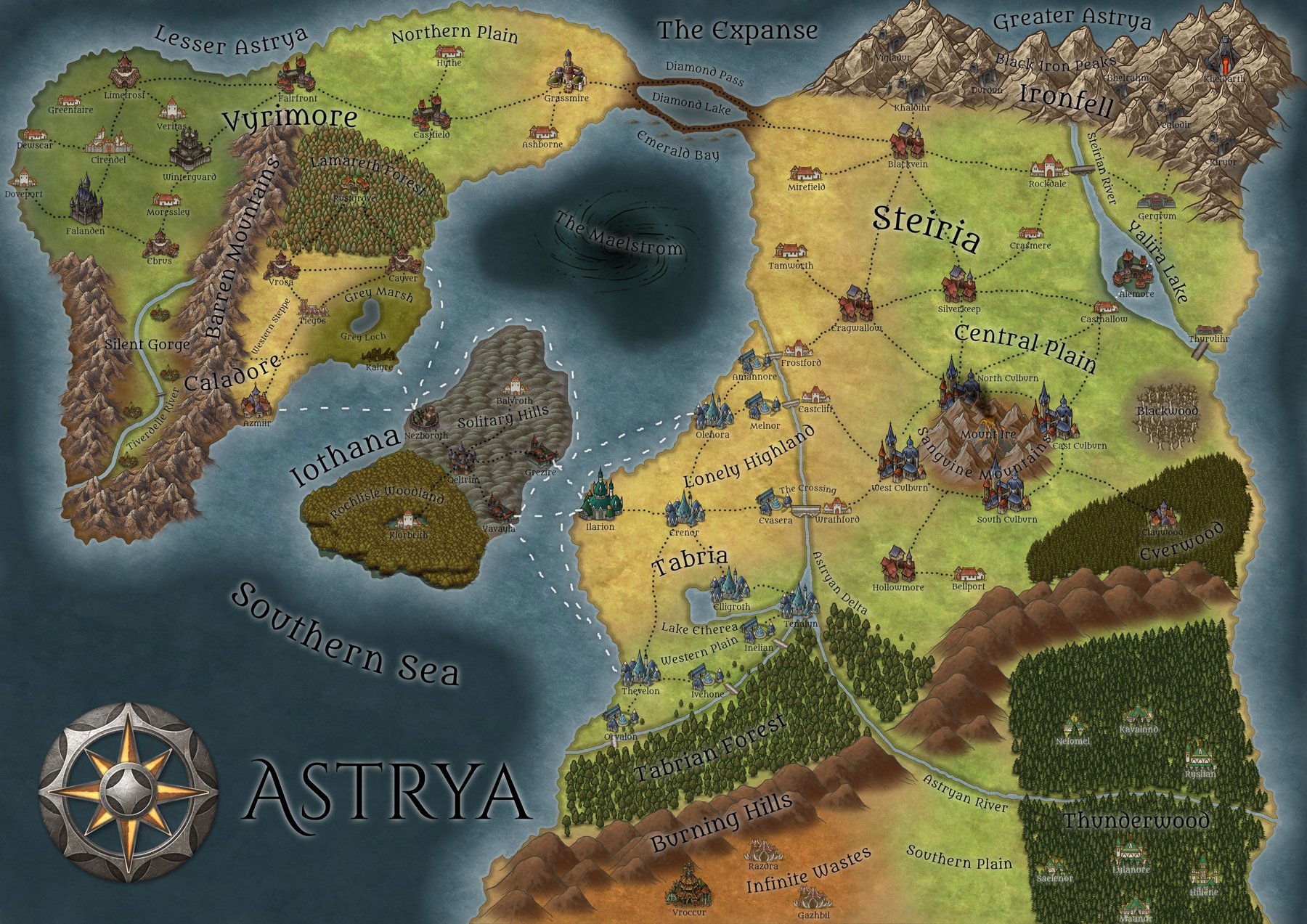 Astrya | Inkarnate - Create Fantasy Maps Online